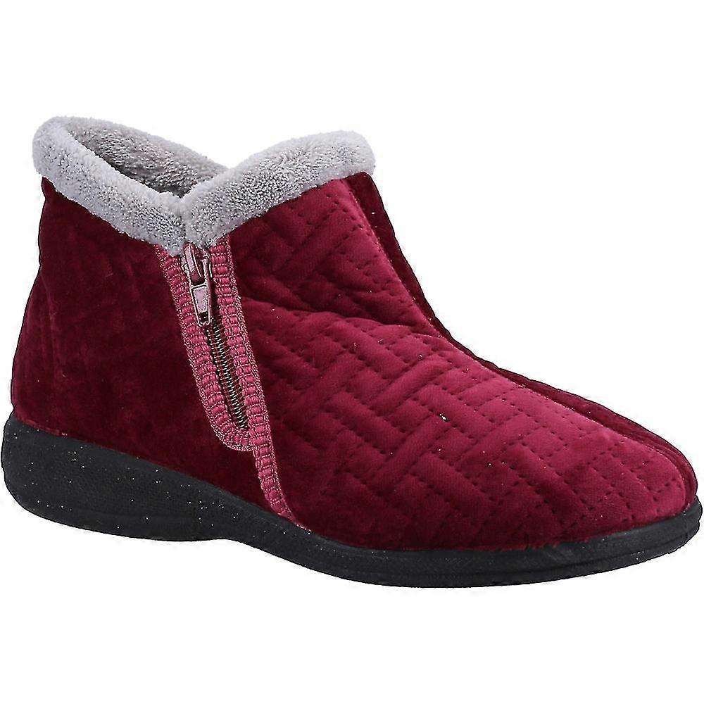 Fleet & Foster Womens Perendale Insulated Zip Up Slippers | Fruugo UK