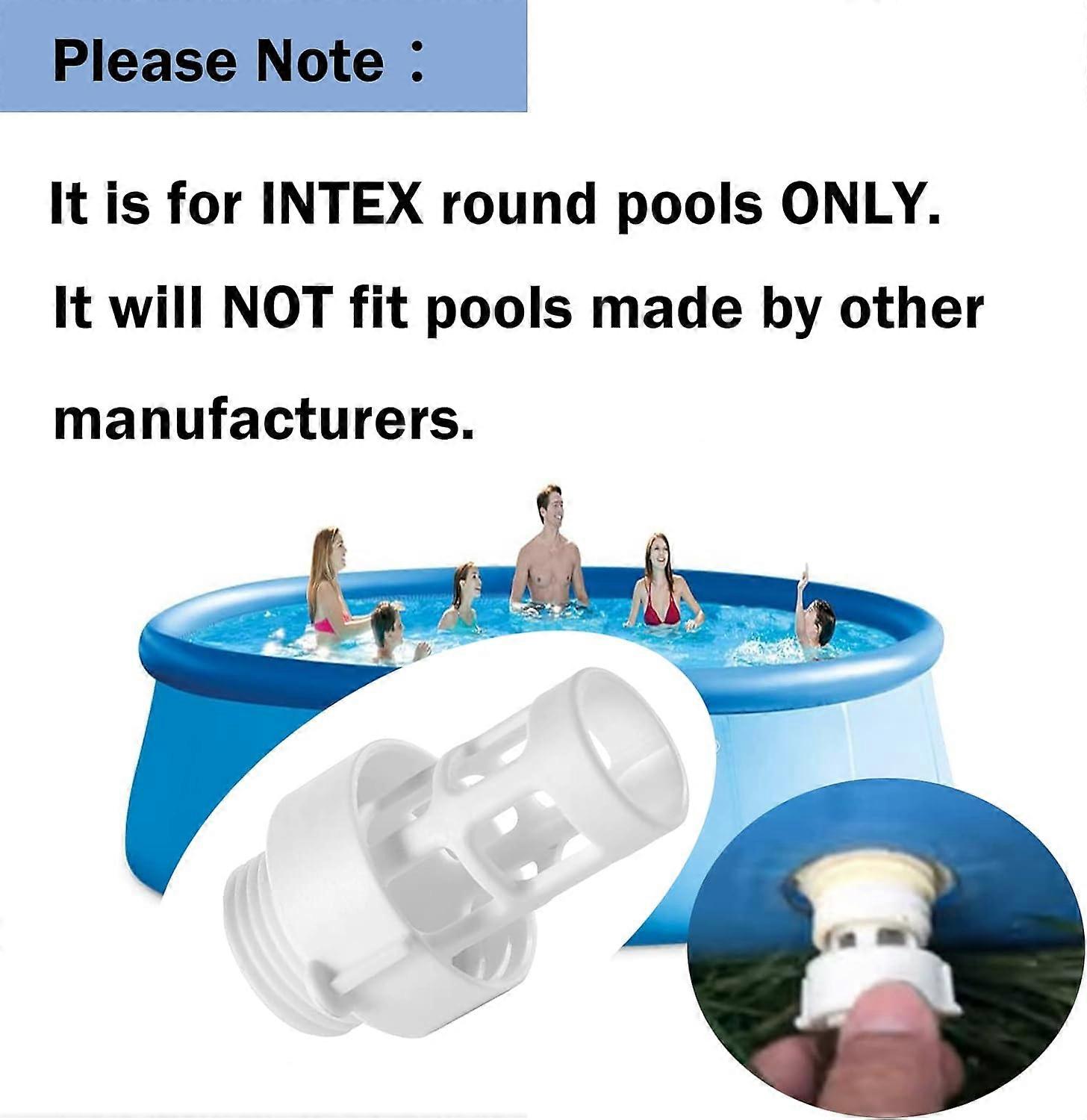 10184 Intex Hose Drain Plug Connector Replacement Intex Round Swimming ...