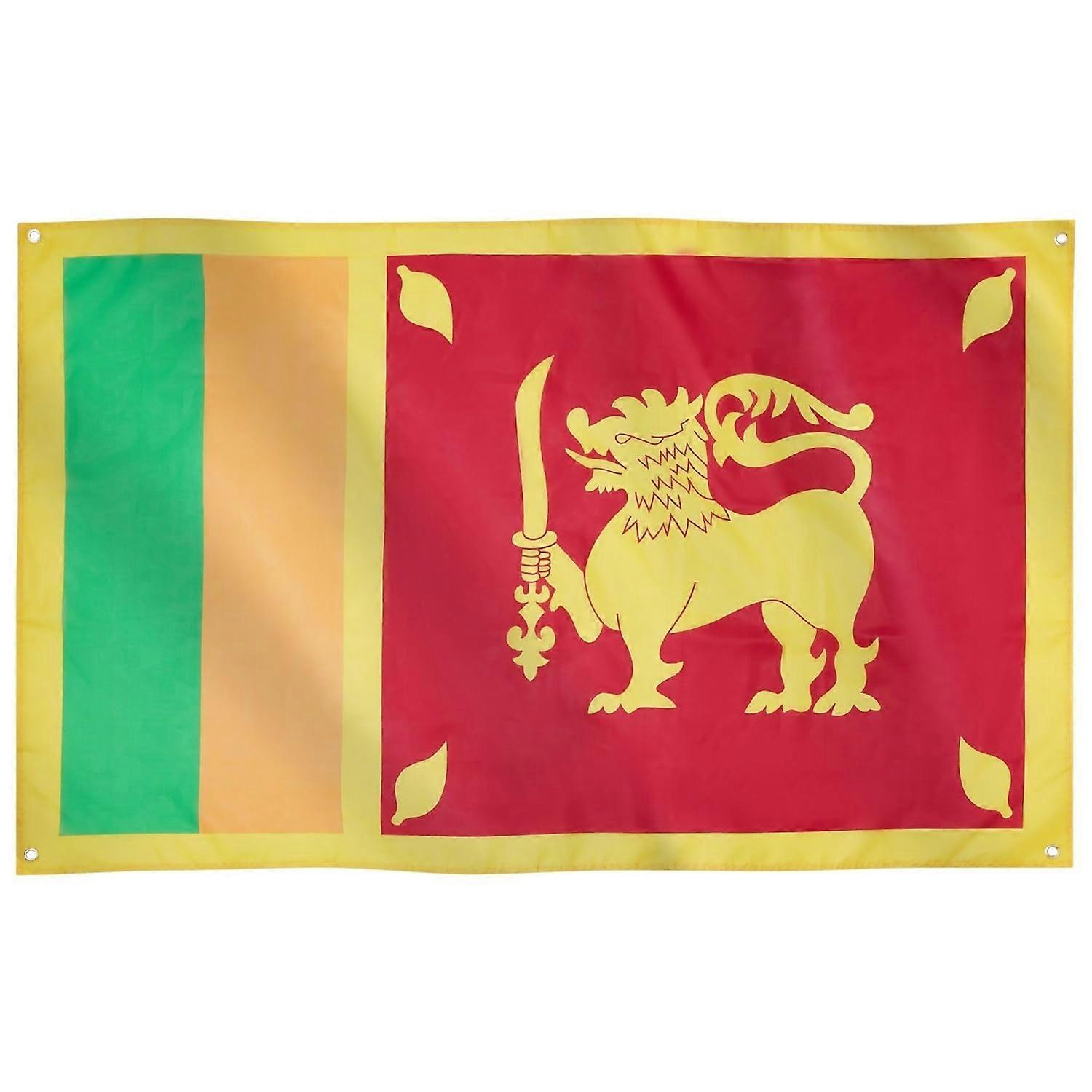 Sri Lanka Flag,Eyelet in Every Corner, Sri Lankan flag, Sinha Flag ...