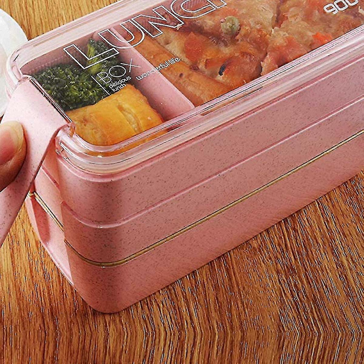 Lunch Box Lunch Box Bento Box Lunch Box For Children And Adults With 3 ...