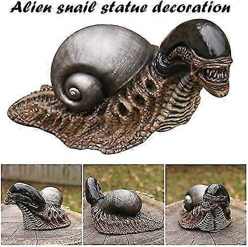 Alien Snail Statue Figure Statues Model Doll Collection Birthday Gifts ...
