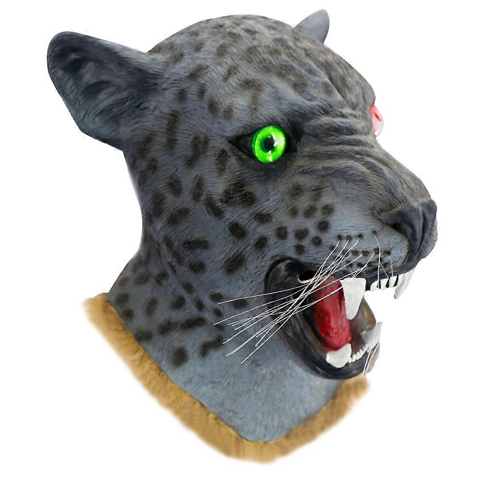 Realistic Latex Lion mask Animal Tiger Mask Wild Cat Leopard Cheetah ...