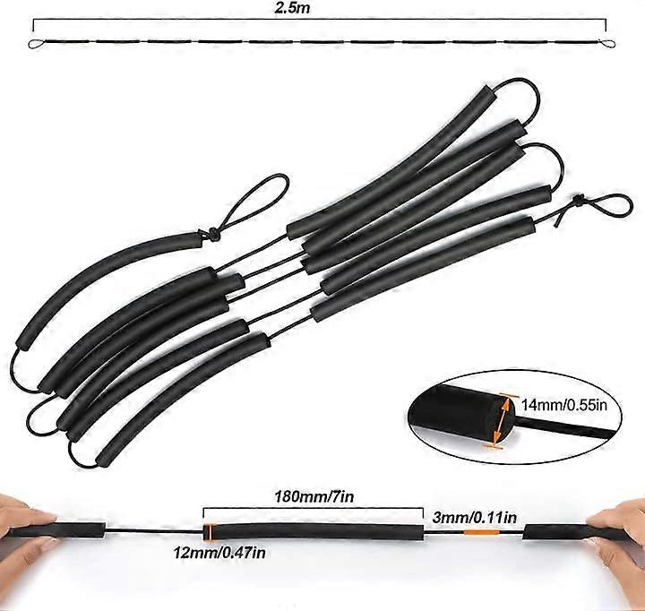 High Jump Bungee Bar, 8.2ft Long High Jump Bungee Bungee Bar, Foam ...