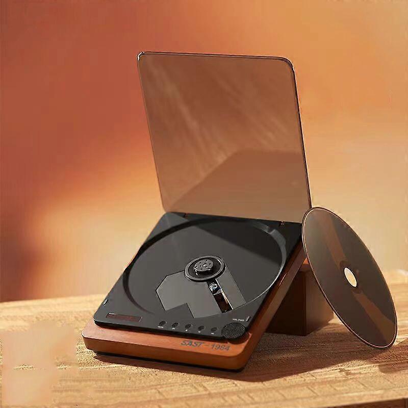 Bluetooth Walkman Portable Home HIFI Fever Grade Professional CD Player Retro Listening Album ...