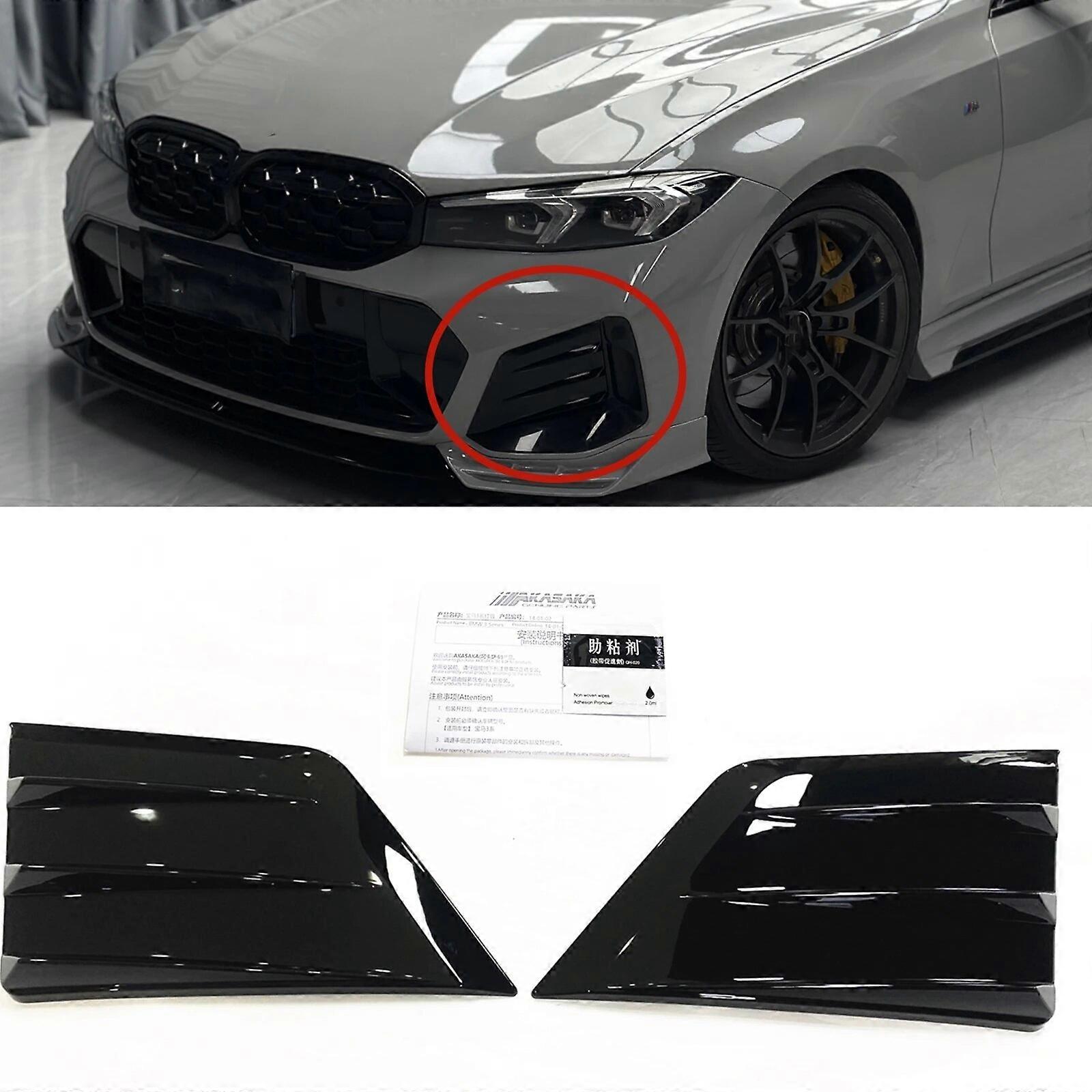 For BMW G20 LCI 330i M340i 2023-2024 M Sport Front Bumper Side Canards ...