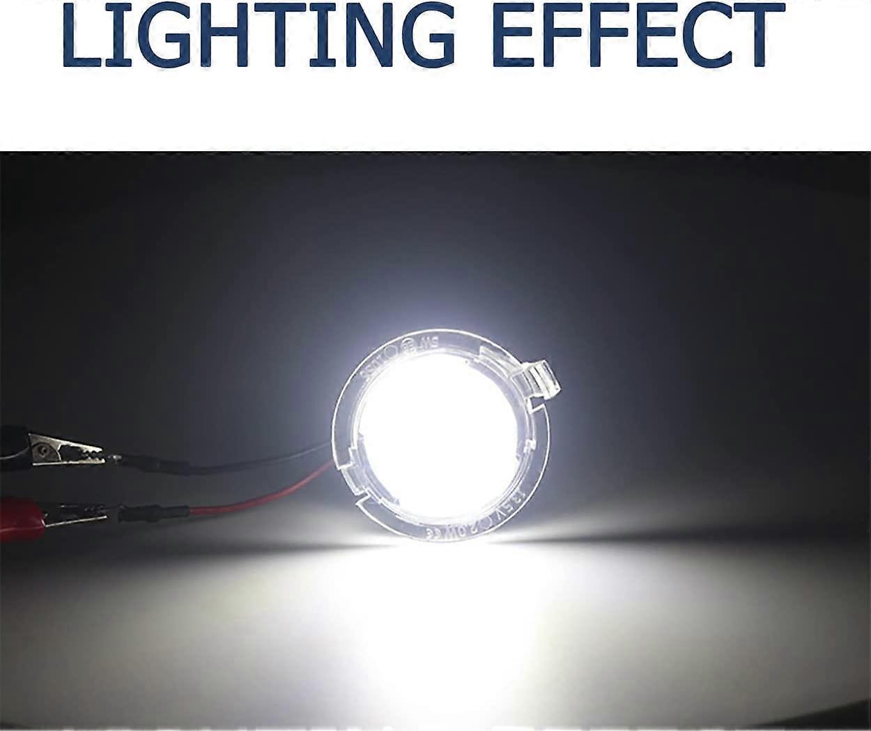 2pcs LED Rearview Mirror Puddle Light Replacement for Ford F150 Expedition Explorer Edge Flex ...