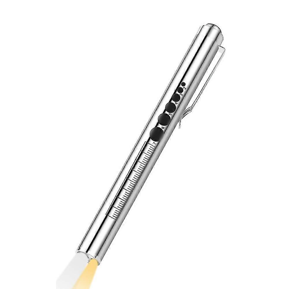 Usb Rechargeable Medical Penlight With Pupil Gauge Led Warm/white Light ...