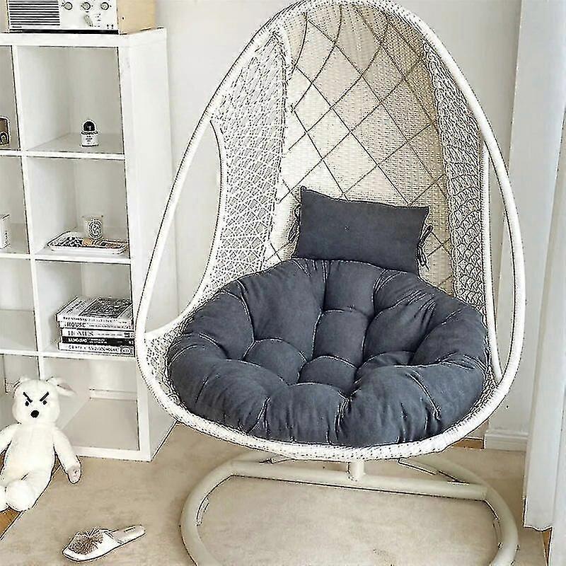 Balkong, kontorsträdgård, gungstol, korgstol, kudde, gunga, hängande ...