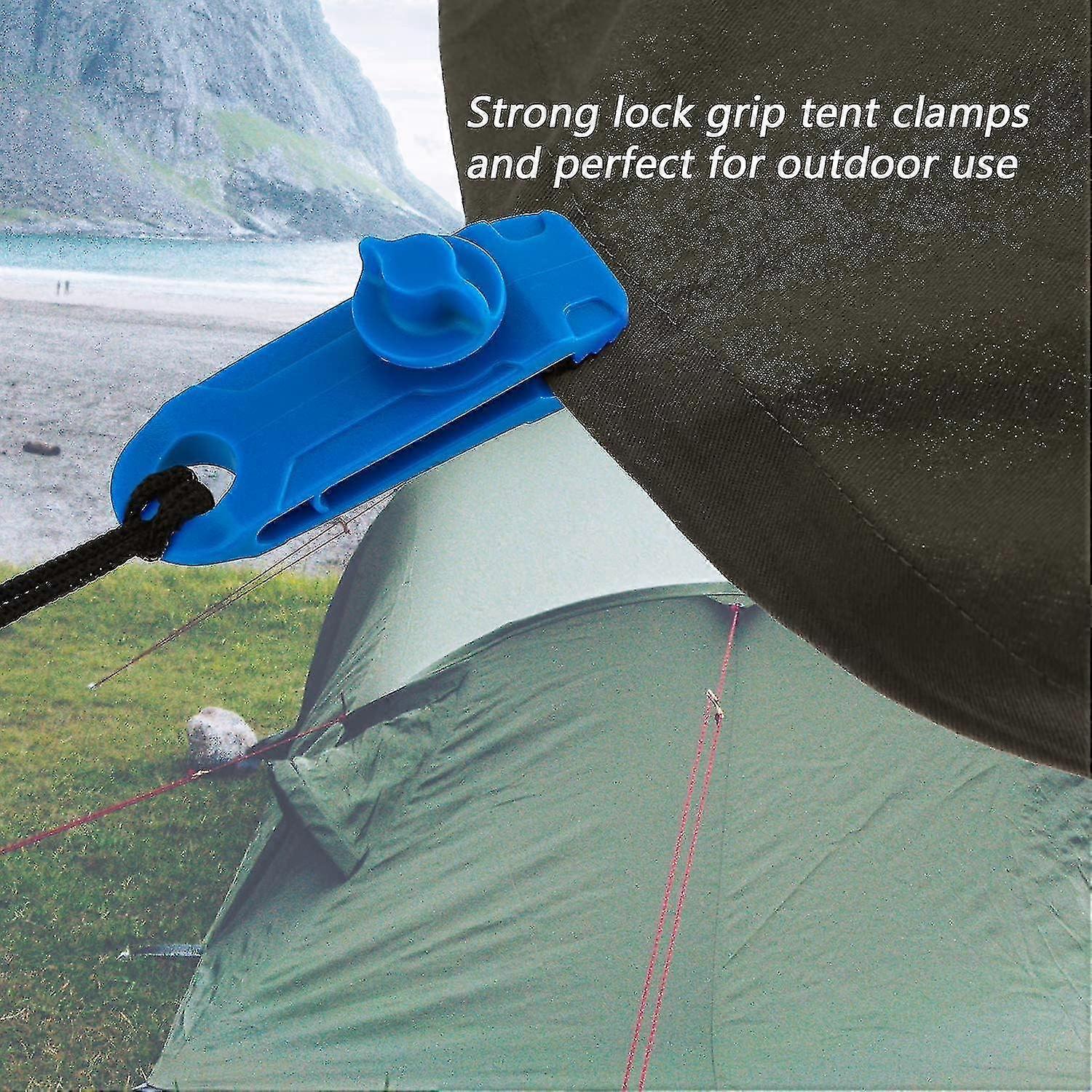 12 Pieces Set Of Locking Clips Multi-function Secure Tarp Clips For ...