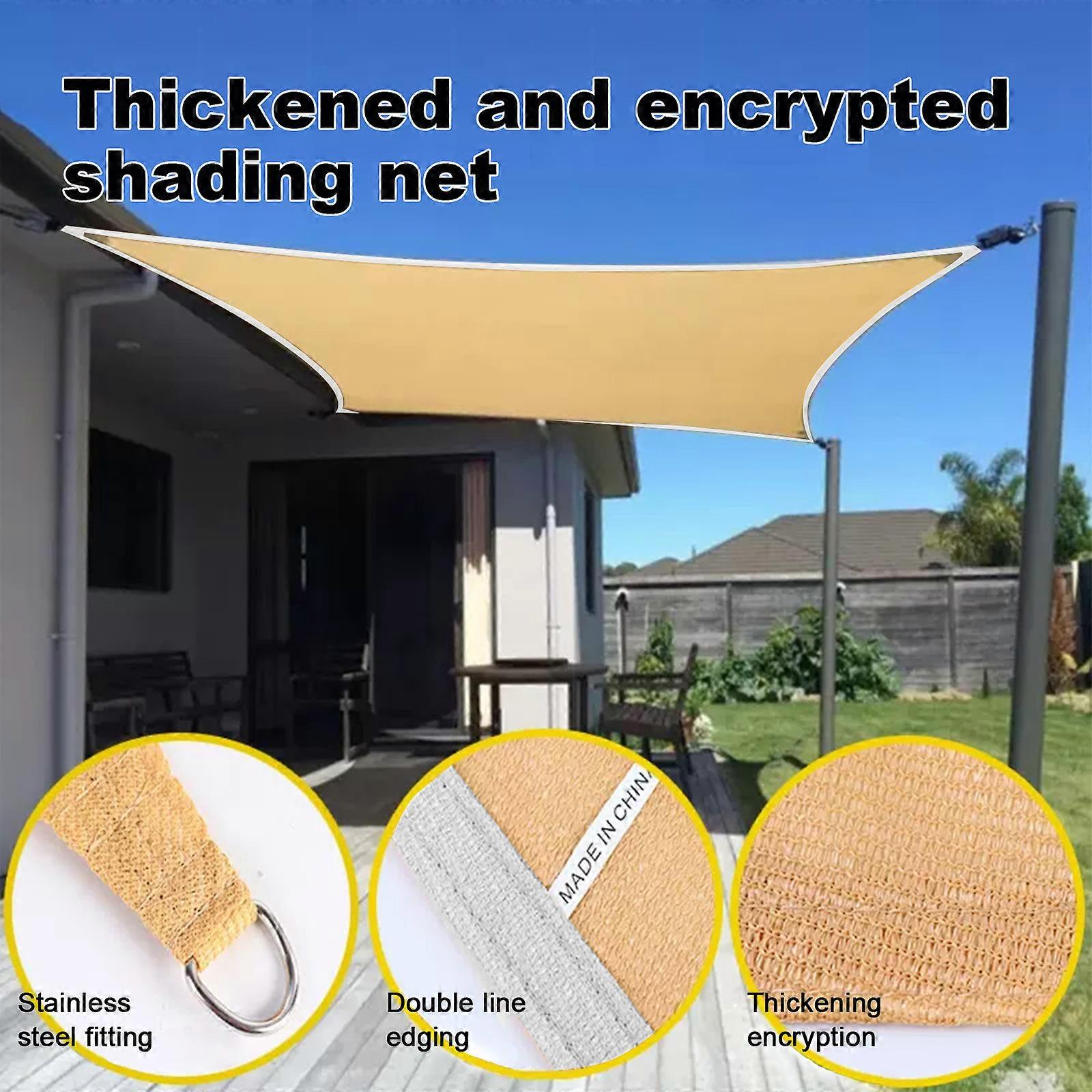90% Shade Fabric Sun Shade Cloth Privacy Screen With Reinforced ...
