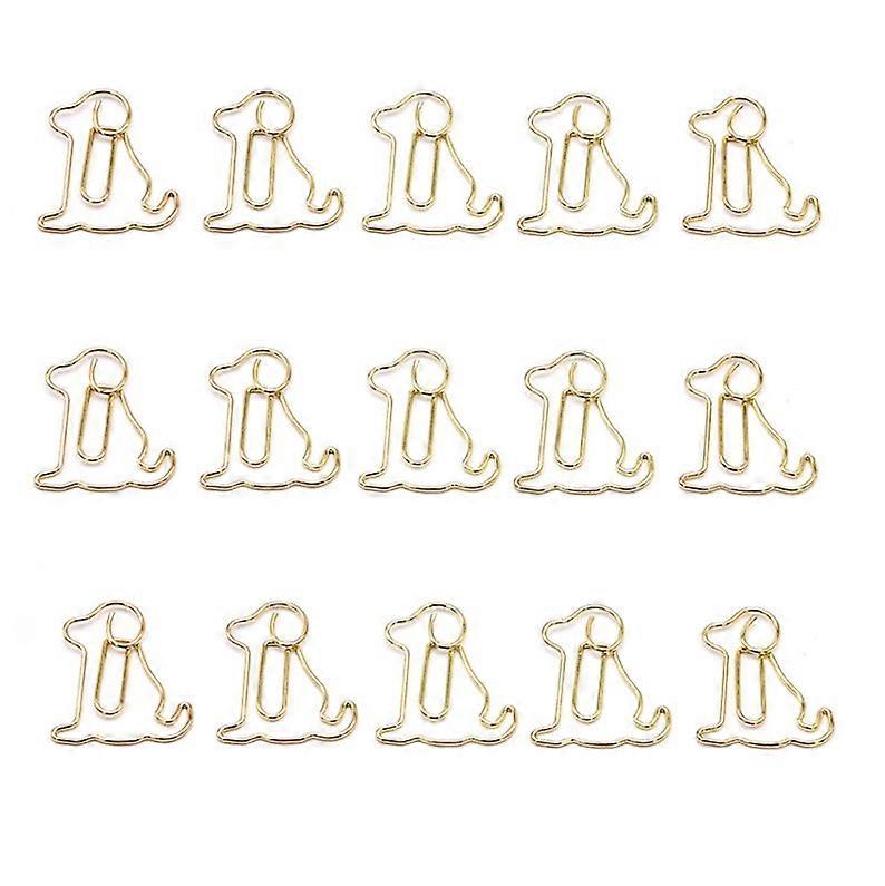 50 Pcs Cute Dog Paper Clips, Cute Animal Cartoon Paper Clips, Bookmark ...