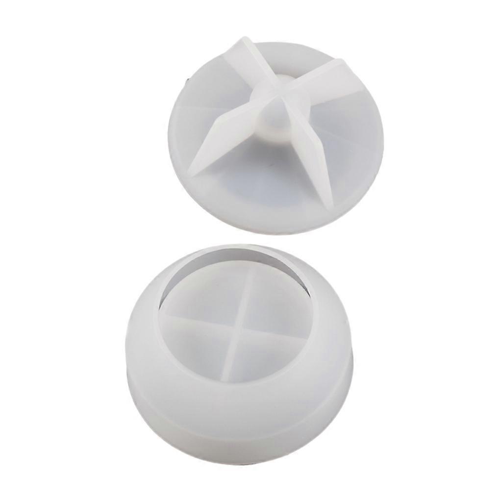 Jewelry Box Molds Round Shaped Silicone Storage Box Moulds Resin ...