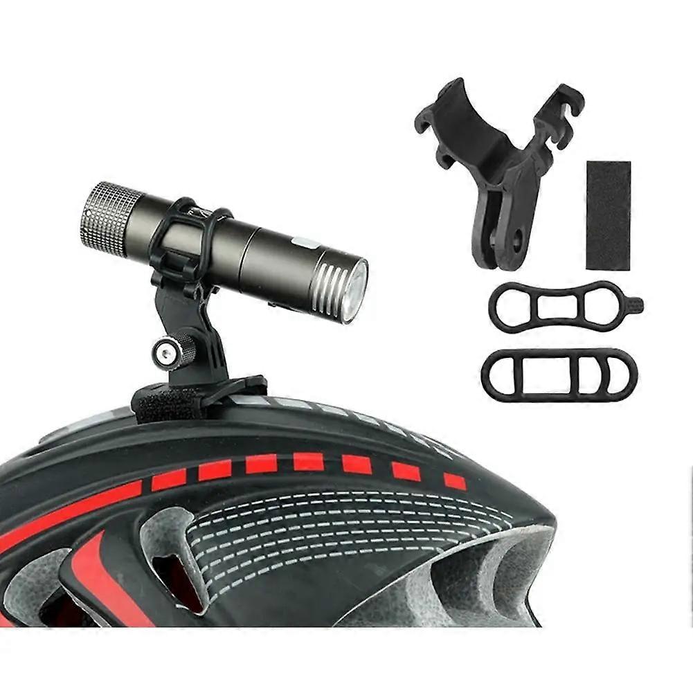 Cycle Head Light Stand Holder Helmet Mount Bicycle Torch Front Lamp ...
