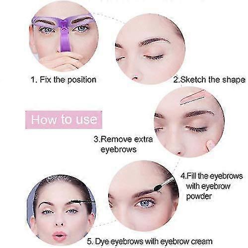 Eyebrow Stencils, Eyebrow Template, Eyebrow Shaping Kit,8 Styles ...