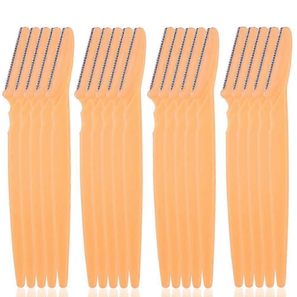 20pcs Eye Brow Safe Face Blades Shaping Knife Eyebrow Trimmer Shaver ...