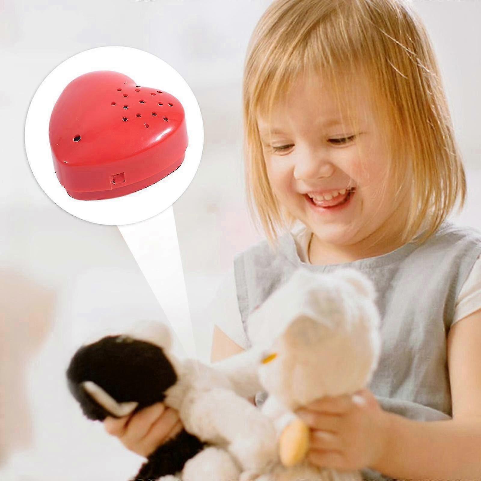 30 Seconds Voice Recorder for Stuffed Animal Heart Shaped Voice Box ...