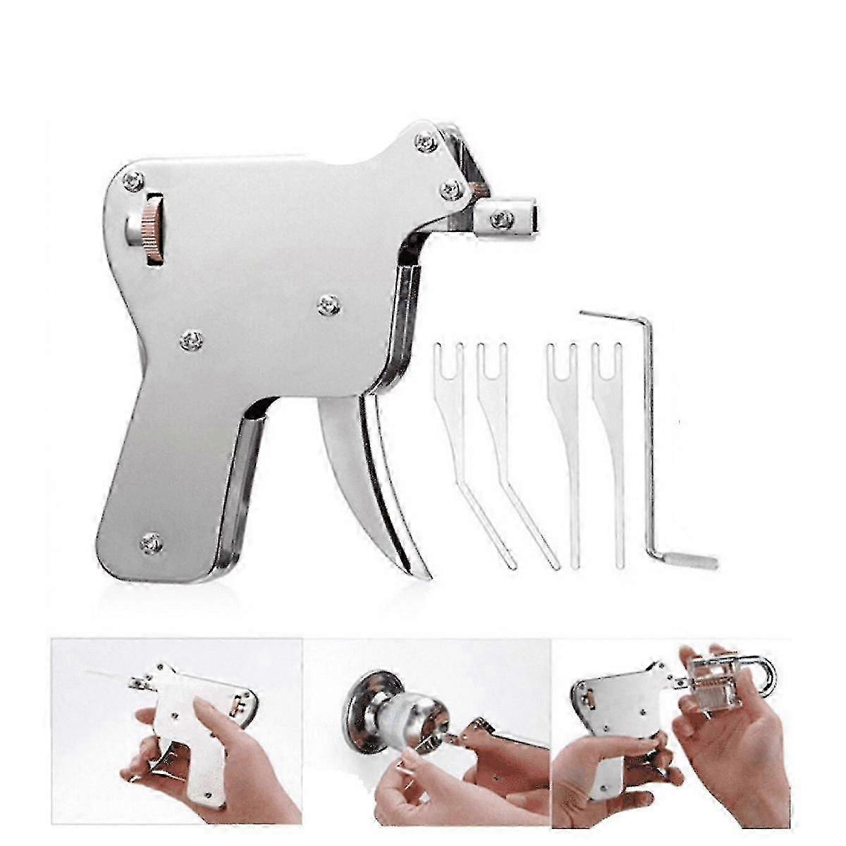 Lock Bump Door Opener Repair Tool Kit Key Stainless Steel Picks ...