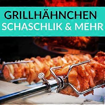 Meat clamp for rotisserie spit set of 2 - stainless steel - fixes the ...