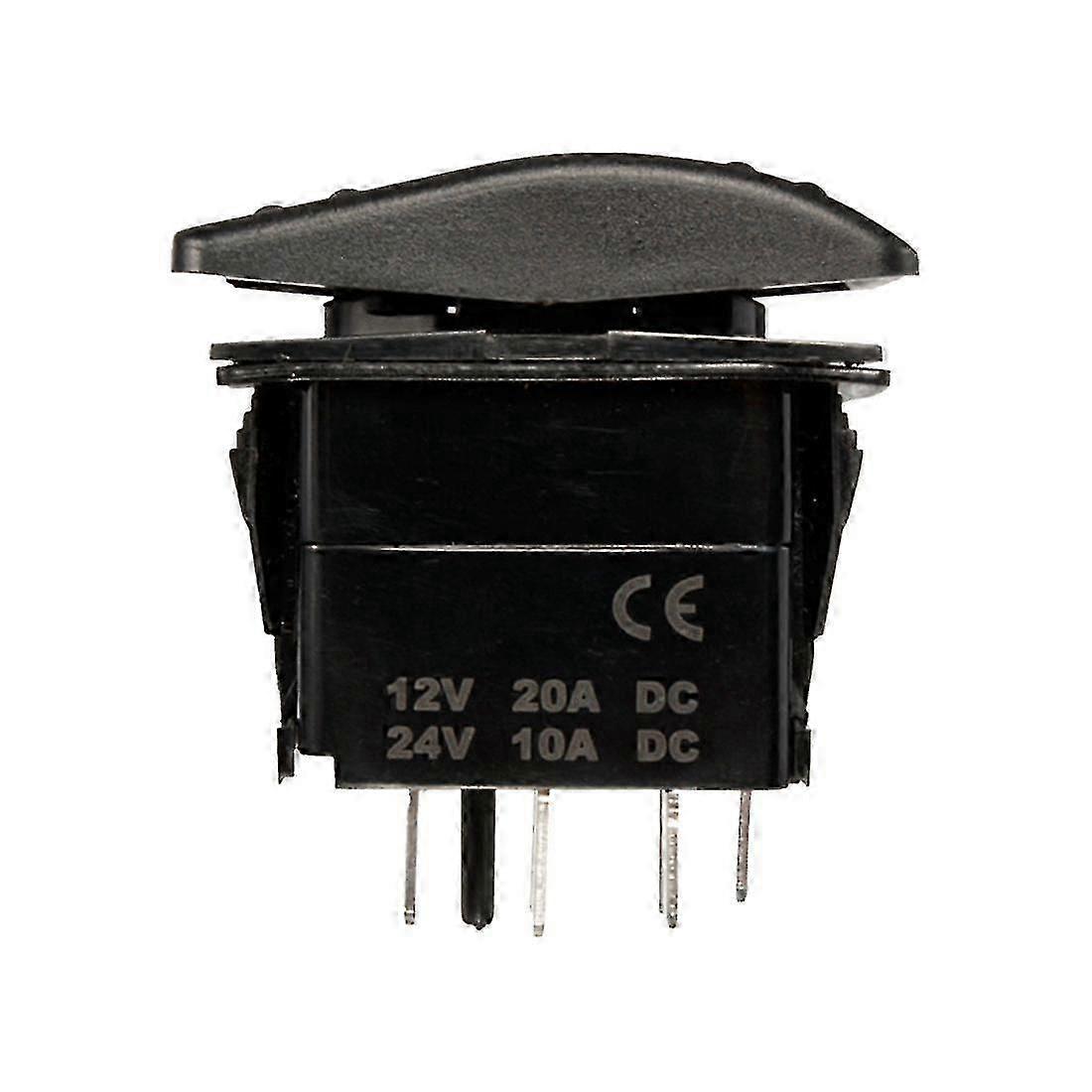 12v 20a Winch In Winch Out On-off-on Rocker Switch 7 Pin Led Blue-Good ...