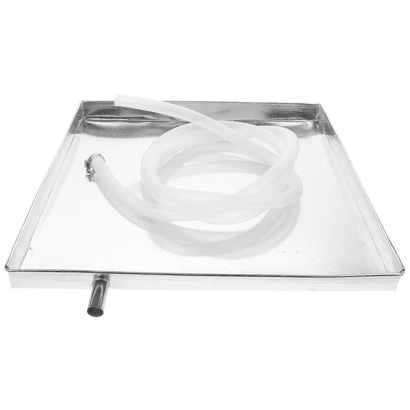1 Set of AC External Unit Drip Tray Air Conditioner Drip Pan Leak Proof ...