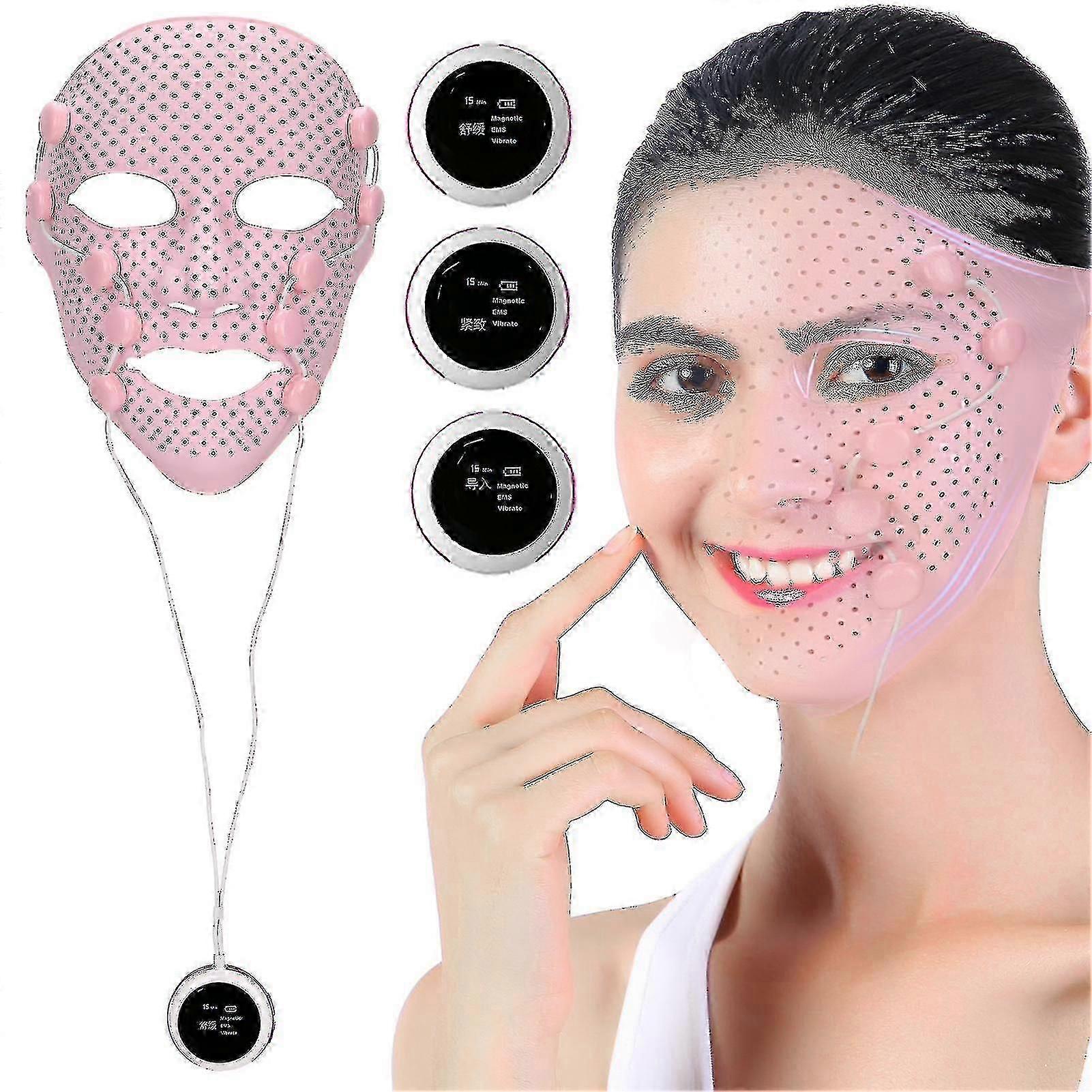 Electric Ems V Face Massager Skin Rejuvenation Mask Machine Facial Face ...