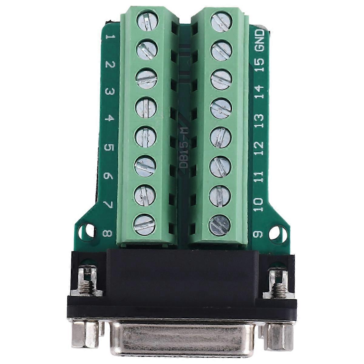 DB15 D-SUB VGA 15pin Female Adapter Jack Terminal Breakout PCB Board | Fruugo UK