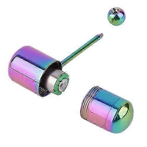 1Pc Cool Vibrating Barbell Tongue Rings Bars Piercing Stainless Steel ...