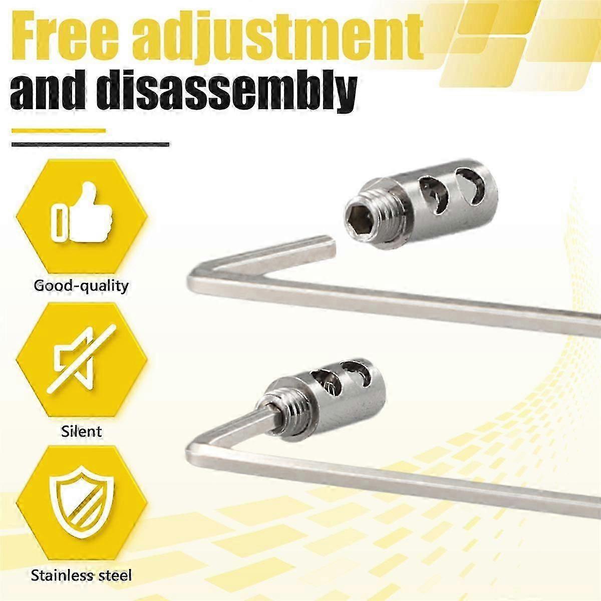 50Pcs Wire Rope Clamp for 3mm Cable Fastener Clip Adjustable Screw ...