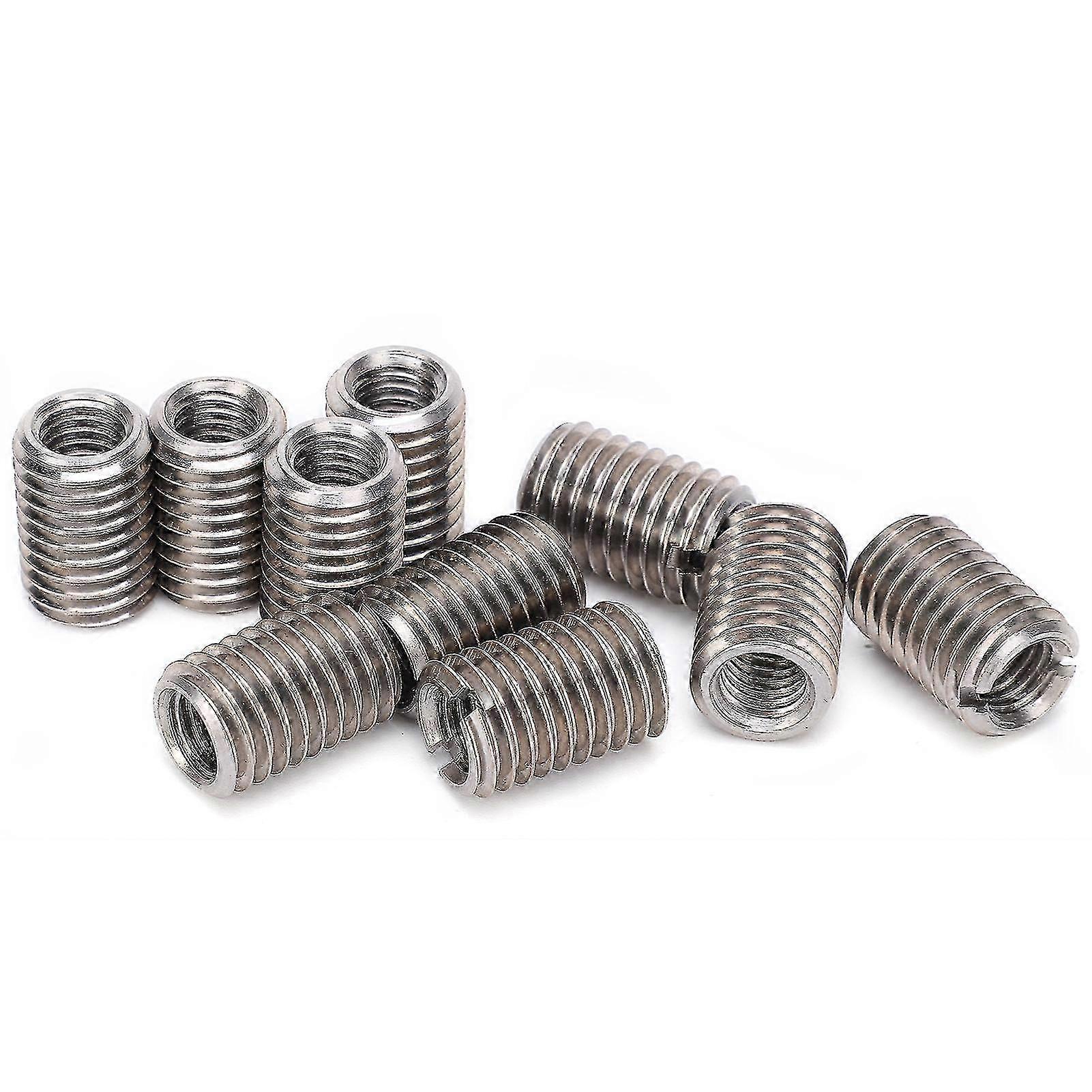 M8 to M12 Thread Reducer Nut - 10Pcs Stainless Steel Repair Sleeve ...