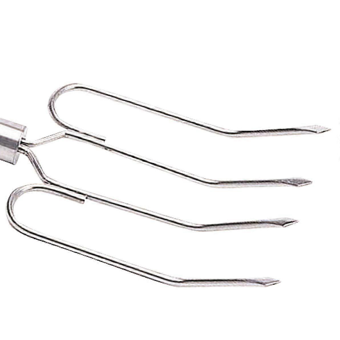 Stainless Steel Meat Lifting Forks (Set of 2), Silver | Fruugo UK