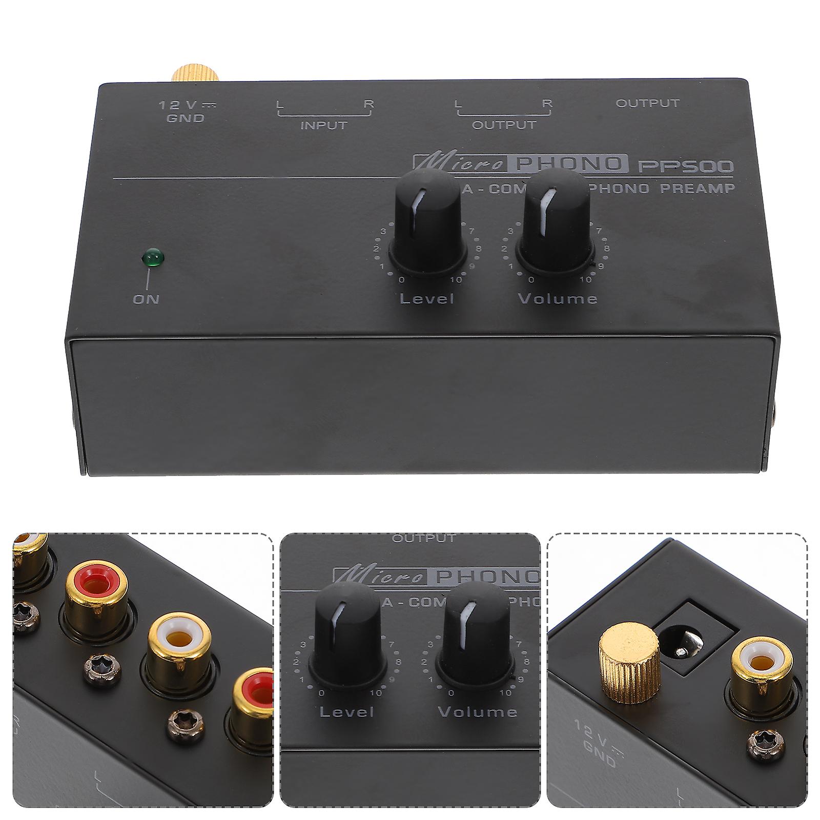 Turntable preamp rca output trs output turntable phonograph preamp ...