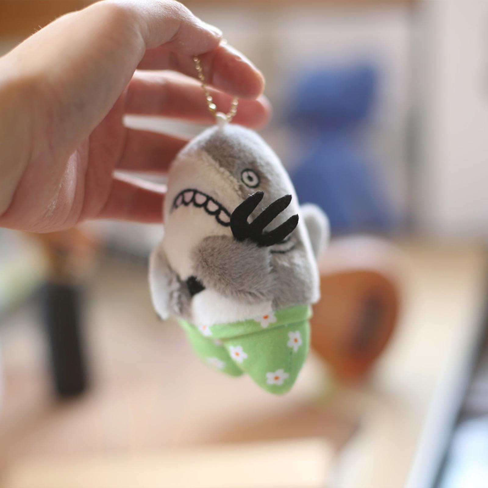 12cm Shark Plush Pendant Creative Lovely Watermelon Shark Bee Plushie ...