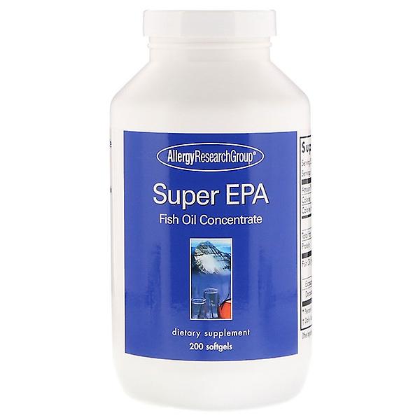Super EPA Fish Oil Concentrate 200 Softgels - Allergy Research Group ...