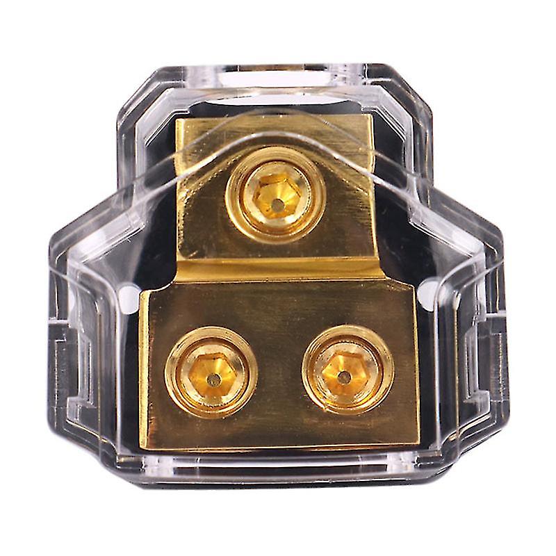 Car Audio Amplifier Power Distribution Block 1 In 2 Out Way Power ...