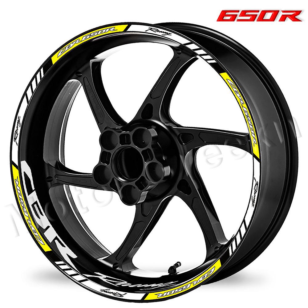 Motorcycle Wheel Sticker Reflective Cbr650r Rim Decal Stripe Tape ...