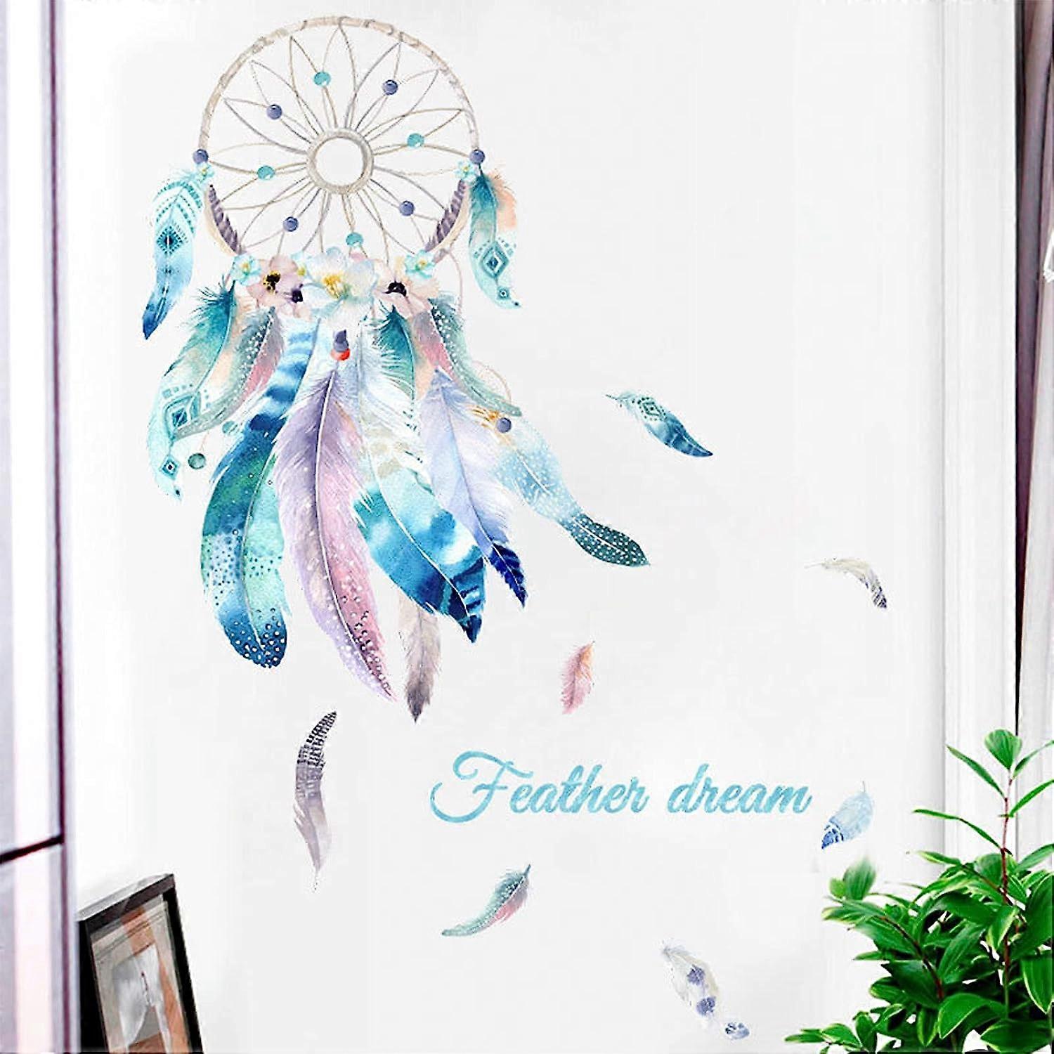 Mural Dream Catcher Wall Decal Feather Dream Catcher Wall Sticker ...