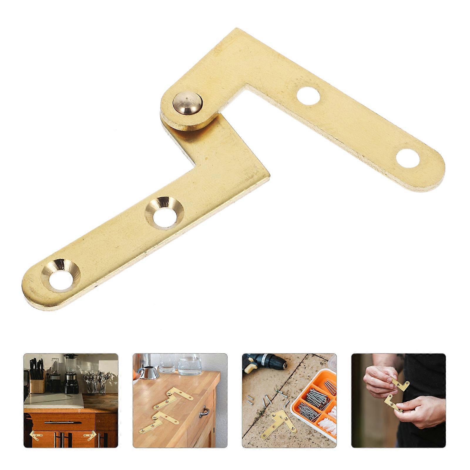4 Sets Pivot Hinge Attic Ladder Hinge Copper Secret Door Hinge ...