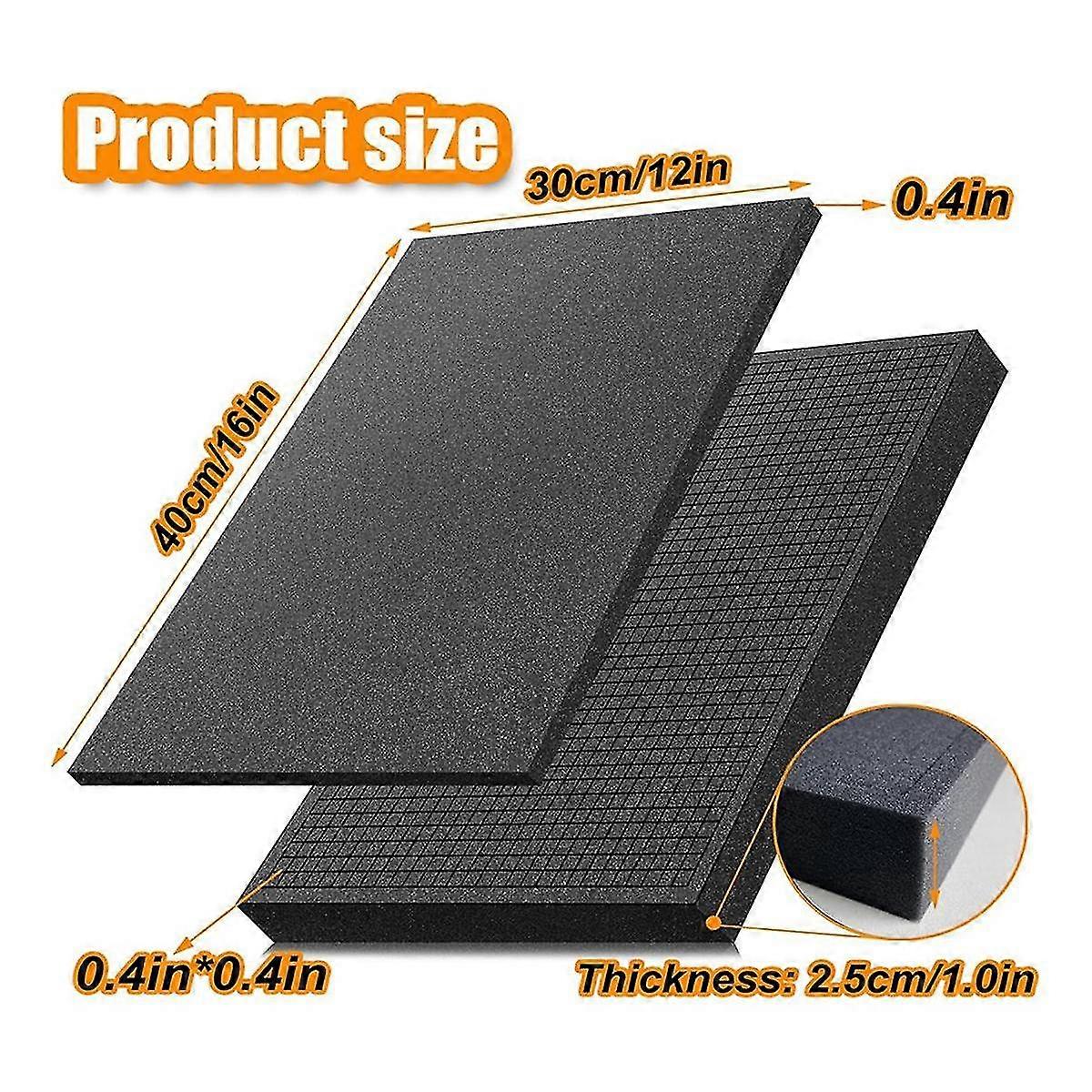 Foam Liner - 2 Sizes Pick And Pluck Foam Tray Pad Tool Box Drawer ...