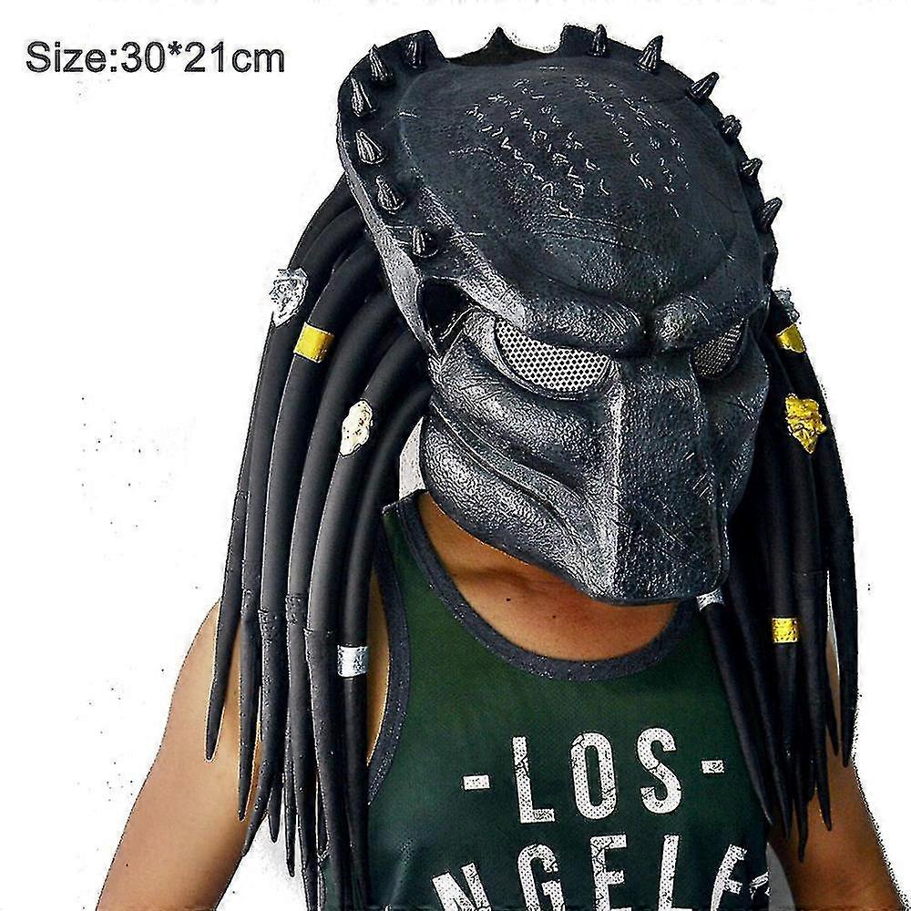 Aliens.vs.predator Cosplay Latex Mask Headgear Halloween Party Full ...