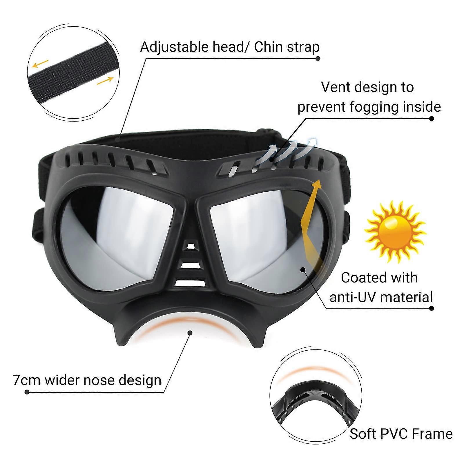 Dog Goggles Eye Protection Dog Sunglasses Anti-UV Goggles Windproof ...