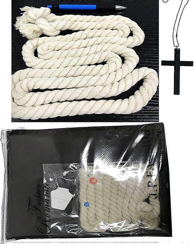 Priest Bathrobe Medieval Friar Hooded Hood Renaissance Monk Monk ...