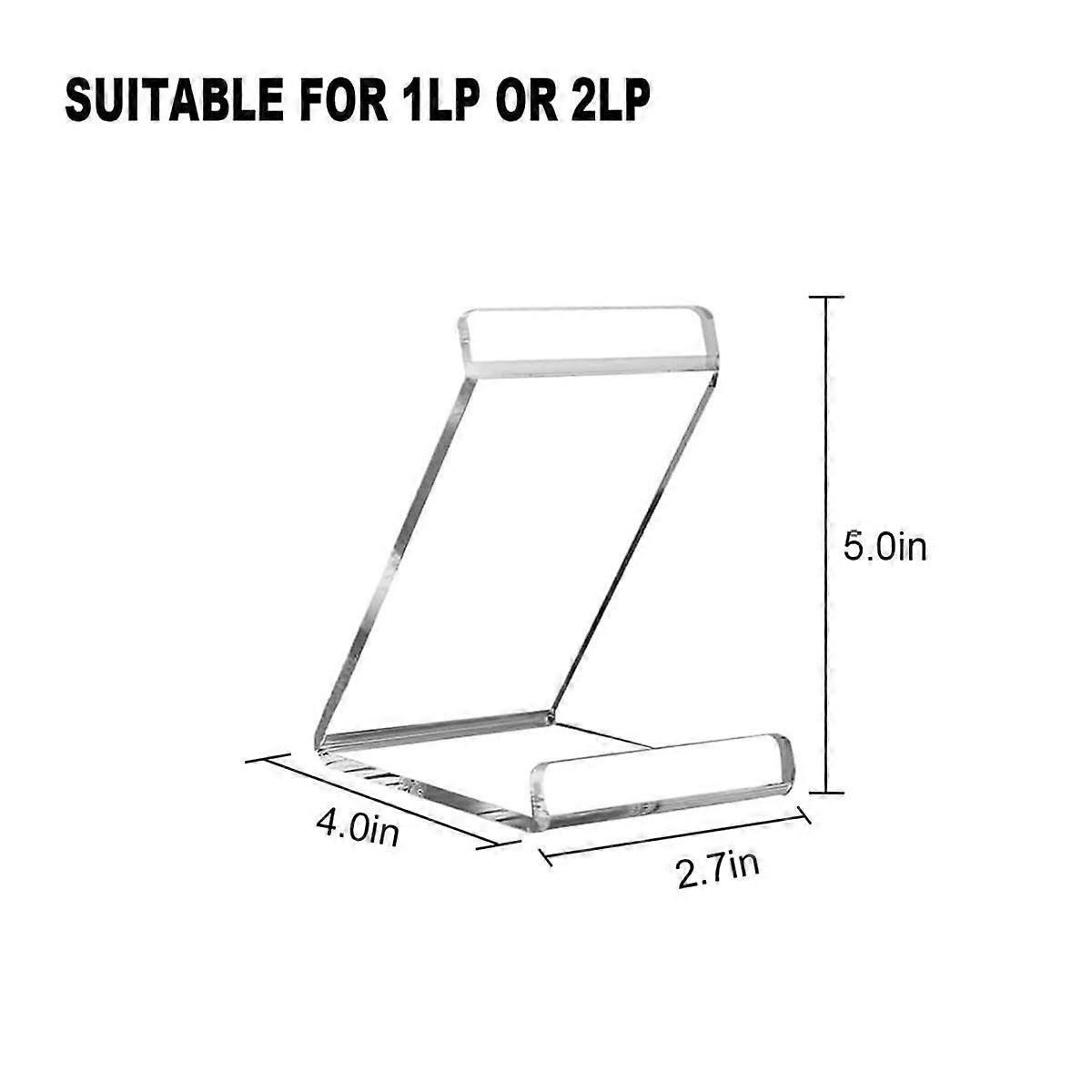 Record Display Stand -Clear Acrylic Now Playing LP Cover Holder for ...