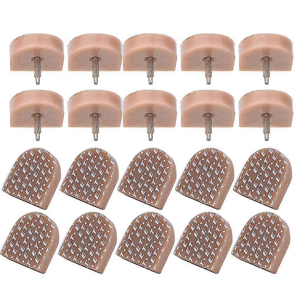 10 Pairs High Heel Tips Replacement Shoes Heel Dowel Shoe Repair ...