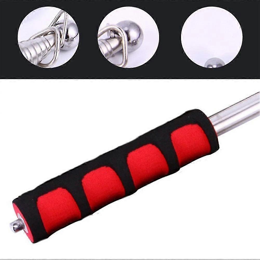 1.2/1.4/1.6/2m Tour Guide Sponge Handle Telescopic Stainless Steel Flag ...