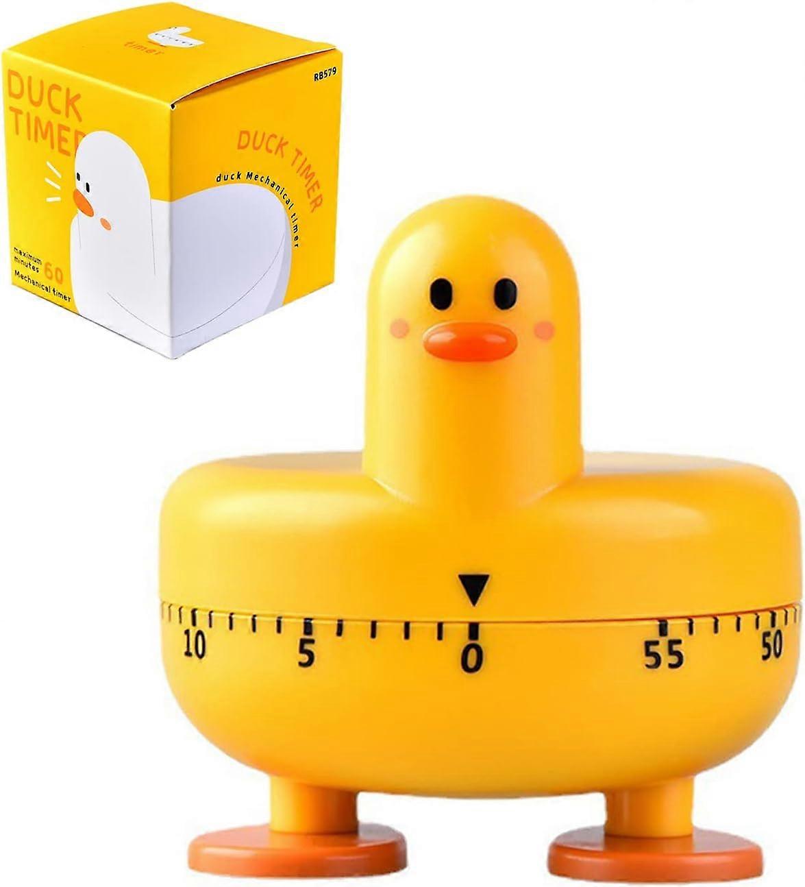 Kitchen Mechanical Timer Creative Cartoon Little Yellow Duck Suitable ...