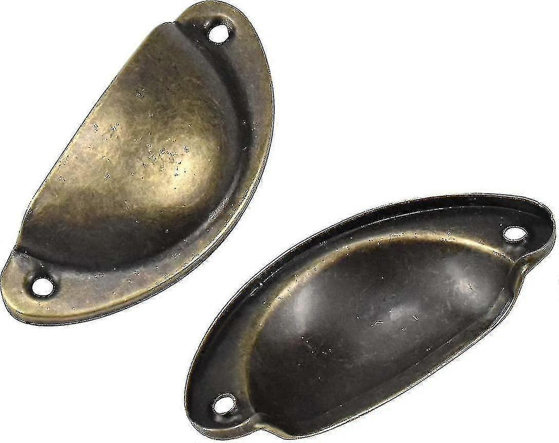 12 Pieces Antique Brass Cabinet Handles Door Handles Vintage Kitchen ...