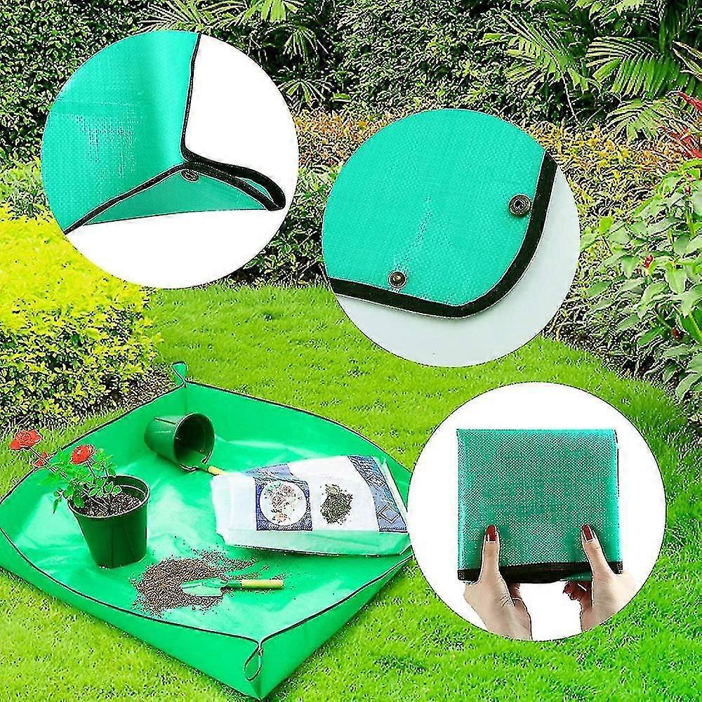 Waterproof Gardening Mat, Plant Changing Mat Foldable Planting Mat ...