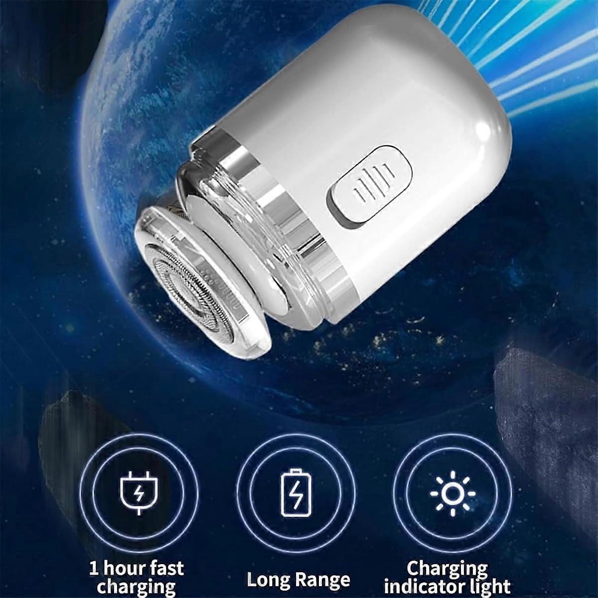 Capsule Razor,Mini Portable Electric Shaver,2 in 1 Shaver with Nose ...