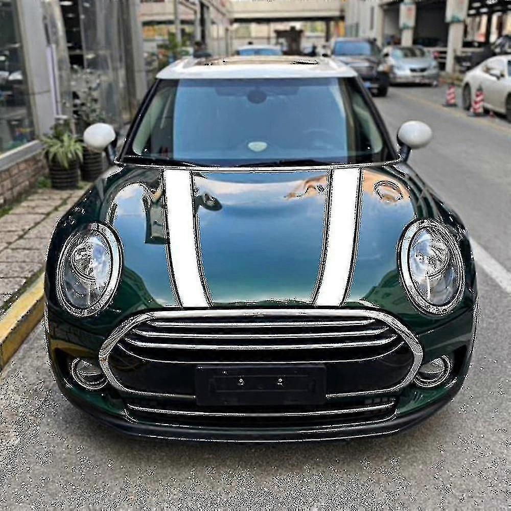 Car Engine Hood Bonnet Sticker Stripes Decals Decor For Mini Cooper S ...
