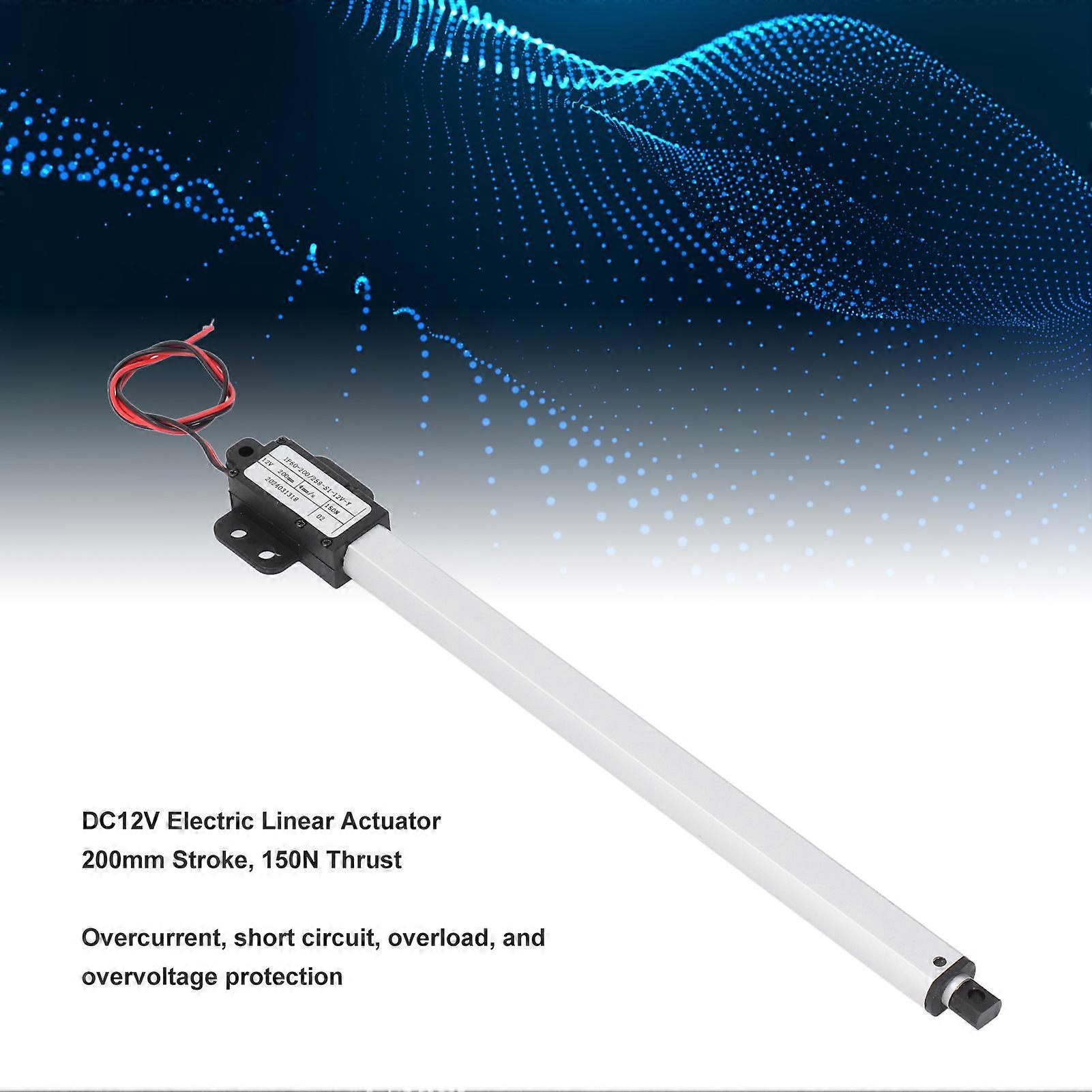 Electric Micro Linear Actuator Automatic Lifting Motion Actuator 200mm ...